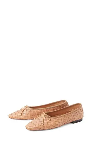 LOEFFLER RANDALL Landry Woven Ballet Flat