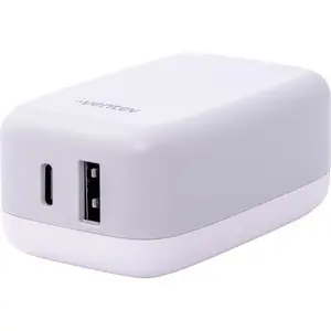 VENTEV 27w Dual Usb-c And Usb-a Wall Charger - Gray