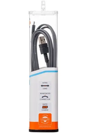 VENTEV Flat Usb-a To Micro-usb High Speed Tangle-free 6 Foot Cable