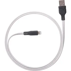VENTEV Flat Usb-a To Apple Lightning High Speed Tangle-free 6 Foot Cable - White