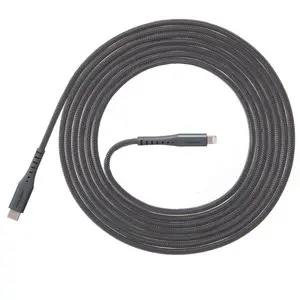 VENTEV Alloy Usb-c To Apple Lightning High Speed Ultradurable 10 Foot Cable - Grey