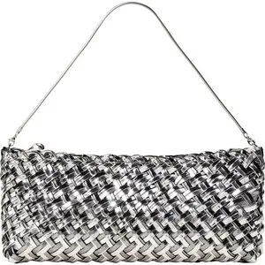NAGHEDI Gala Metallic Clutch