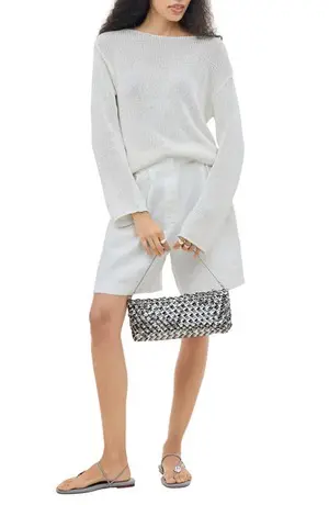 NAGHEDI Gala Metallic Clutch