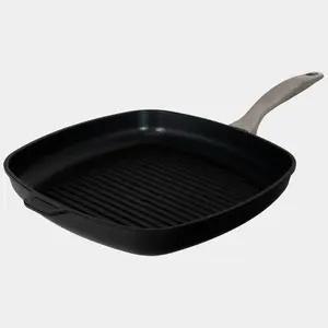 SWISS DIAMOND Chd Nonstick 11-inch X 11-inch Square Grill Pan - Black