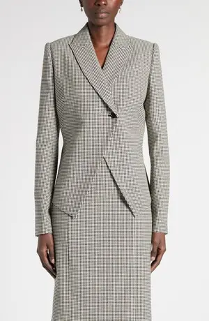 Alexander Mcqueen Asymmetrical Blazers For Women