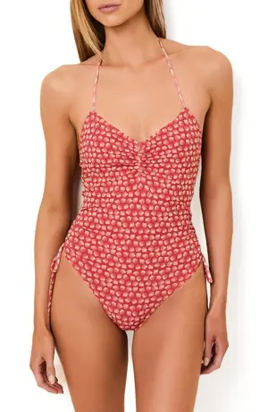 Solid & Striped Ruched Swimsuits