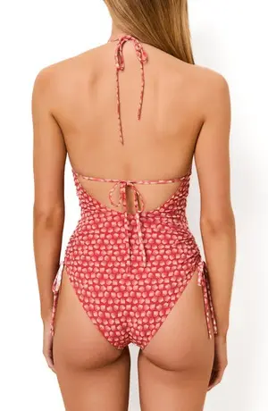 Solid & Striped Adina Ruched One-piece Swimsuit