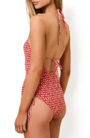 Solid & Striped Adina Ruched One-piece Swimsuit