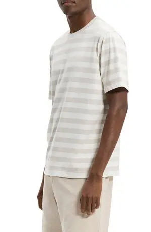 Theory Relaxed Stripe Pima Cotton T-shirt