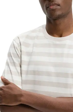 Theory Relaxed Stripe Pima Cotton T-shirt