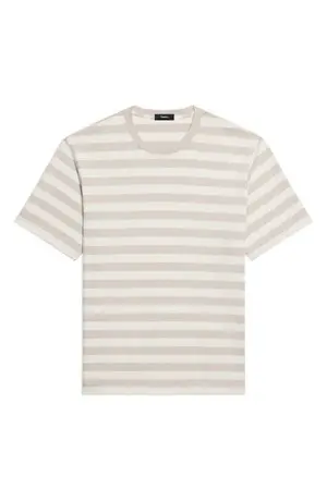 Theory Relaxed Stripe Pima Cotton T-shirt