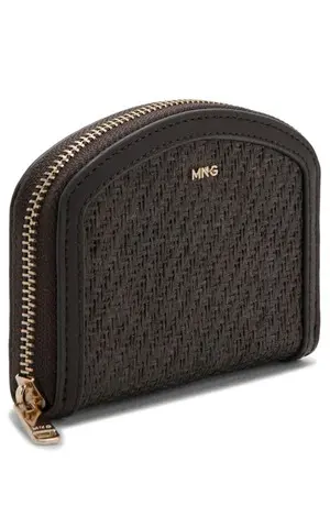 Mango Medium Zip Wallet - Chocolate