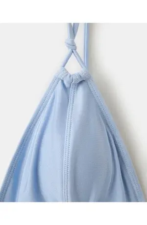 Mango Seamed Knotted Triangle Bikini Top