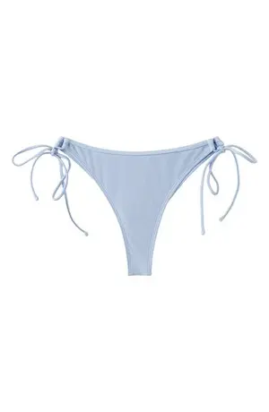 Mango Tie Side Bikini Bottoms - Sky Blue