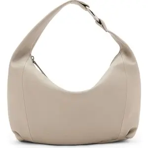 Mango Leather Shoulder Bag
