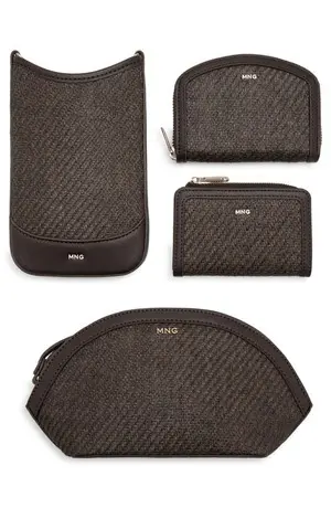Mango Woven Wristlet