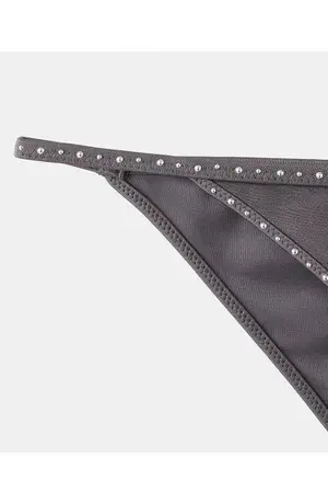 Mango Embellished Hipster Bikini Bottoms