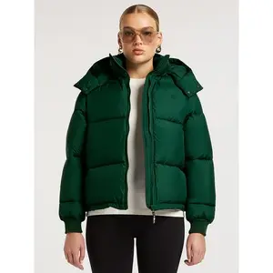 4TH ARQ Hudson Long Sleeve Hooded Puffer Coat