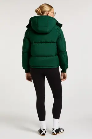 4TH ARQ Hudson Long Sleeve Hooded Puffer Coat