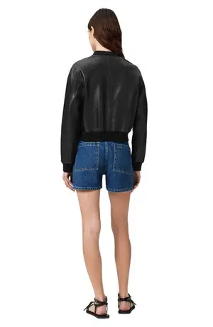 ALLSAINTS Tay Exposed Fly Denim Shorts