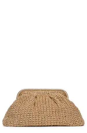 Dolce Vita Woven Frame Clutch