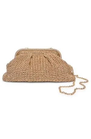 Dolce Vita Woven Frame Clutch