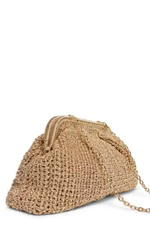 Dolce Vita Woven Frame Clutch
