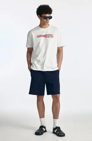 Brooklyn Industries Embrouidered Logo Graphic T-shirt