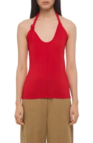 Helmut Lang Twist Dancer Top In Stretch Jersey - Adrenaline Rush