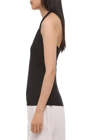 Helmut Lang Twist Dancer Top In Stretch Jersey - Black