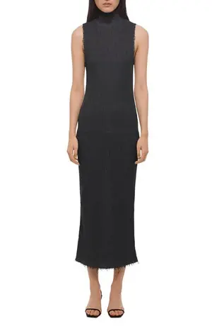 Helmut Lang Helmut Lang Asymmetrical Twist Tank Black