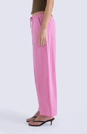 PISTOLA Theo Cotton Drawstring Pants