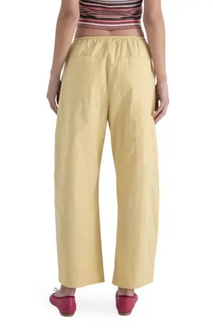 PISTOLA Theo Cotton Drawstring Pants - Light Tumeric