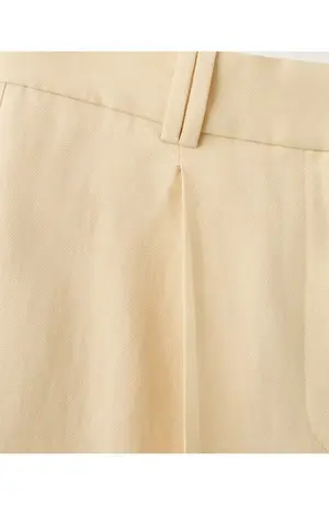 Mango Pleated Straight Leg Pants