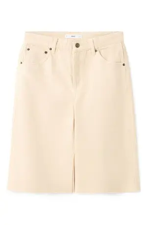 Mango Denim Bermuda Shorts