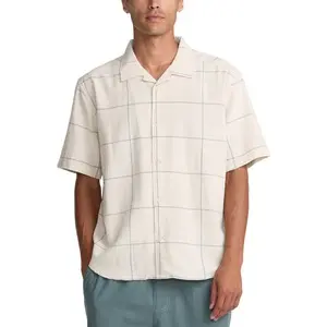 Rvca Vacancy Plaid Camp Shirt