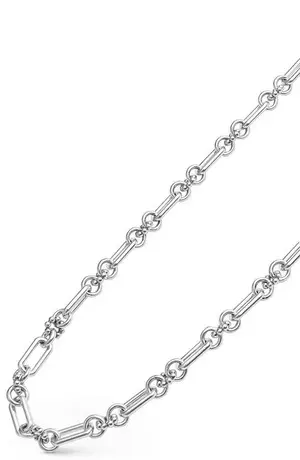 Lagos Sterling Caviar Link Necklace