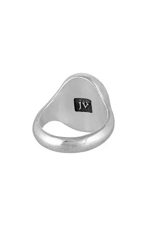 John Varvatos Artisan Sterling Silver And Brass Signet Ring