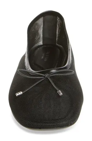 Rag & Bone Poppi Ballet Flat - Black Mesh