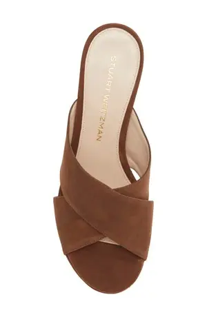 STUART WEITZMAN Dayna Platform Sandal - Cigar