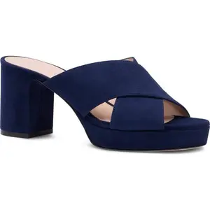 STUART WEITZMAN Dayna Platform Sandal - Nice Blue
