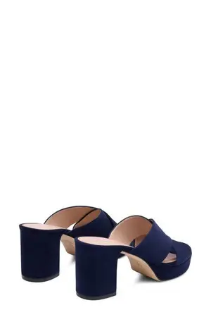 STUART WEITZMAN Dayna Platform Sandal - Nice Blue