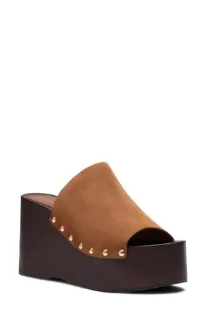 Women's Studded Platform Wedge Sandals