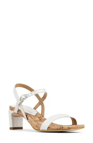 DONALD PLINER Brazi Ankle Strap Sandal - Porcelain