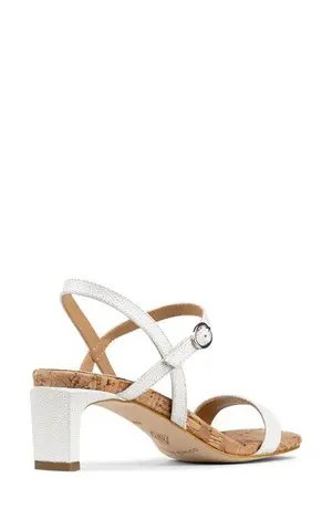 DONALD PLINER Brazi Ankle Strap Sandal - Porcelain
