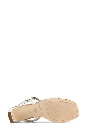 DONALD PLINER Brazi Ankle Strap Sandal - Porcelain