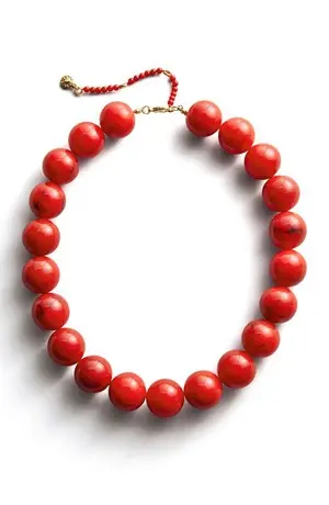 Baublebar Jane Beaded Necklace - Red