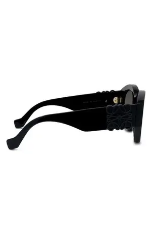 Loewe Anagram Round Frame Sunglasses - Sengld