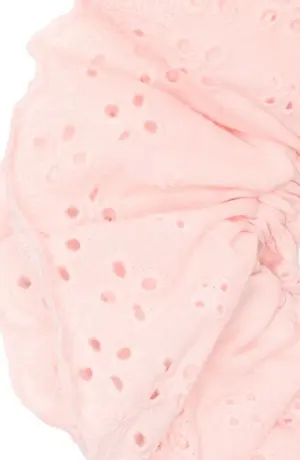 L. Erickson Arden Eyelet Scrunchie - Pink