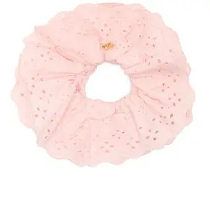 L. Erickson Arden Eyelet Scrunchie - Pink